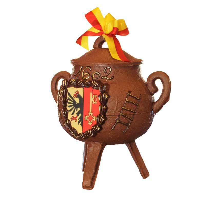 Marmite de l'Escalade - La Bonbonnière Genève Chocolaterie Chocolaterie